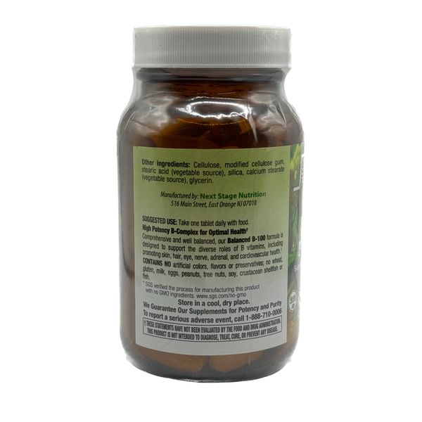 Next Stage Balanced B-100 Tabs – Olive May Health Food