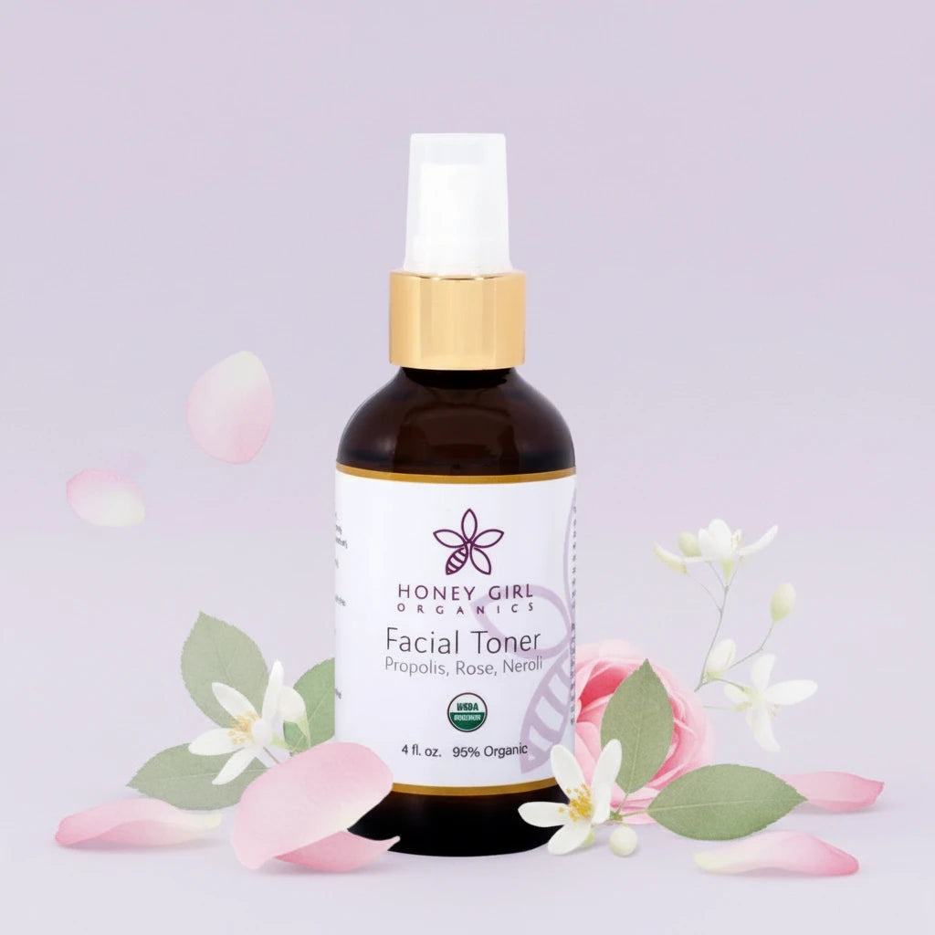 Organic Facial Toner by Honey Girl - Refresh & Revitalize – Olive May ...